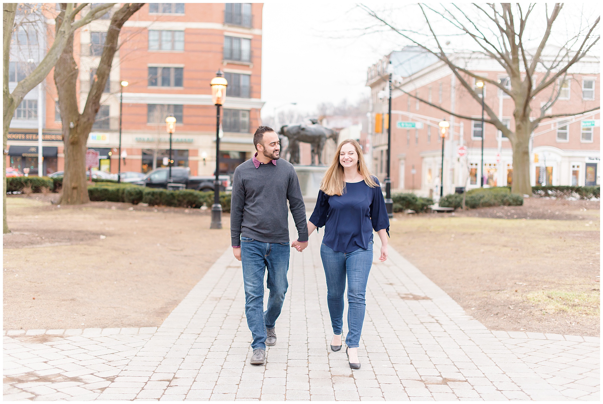 Morristown Engagement Session | Kristin and Jeremy | NJ Wedding ...